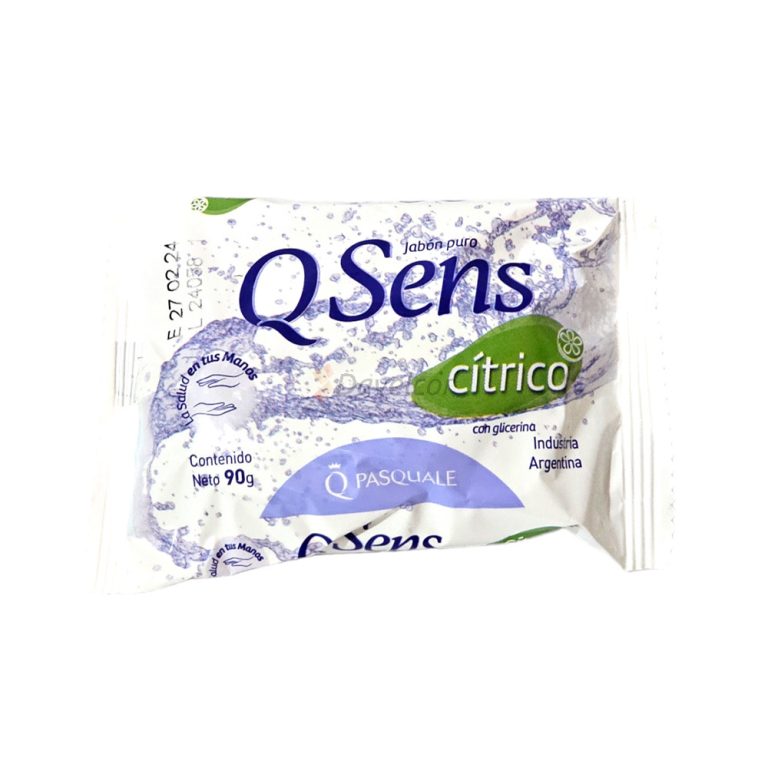 Jabon tocador Qsens x 90 gr. – Citrica – Davelcor